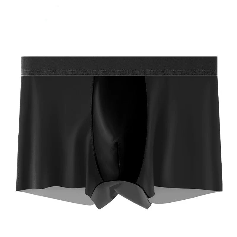 Mens Ice Silk Breathable Boxer Brief — Comfy Men Underwear